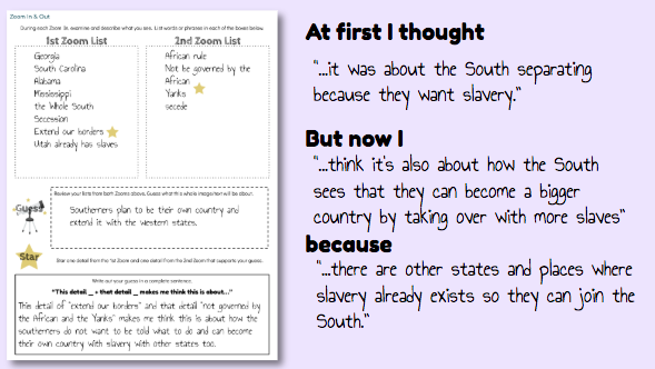 Zoom In & Out SS Sample - Text | New Visions - Middle School